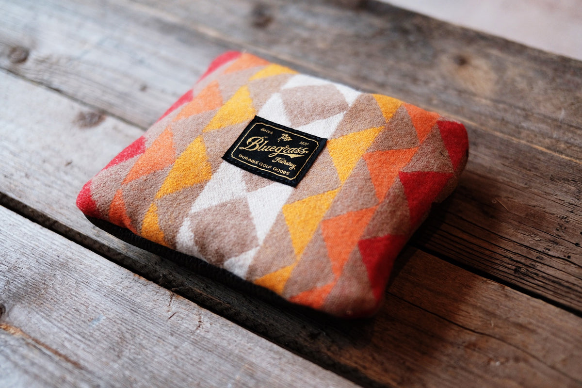 Single Barrel Mallet putter cover in Pendleton Wool/Chestnut Leather ...