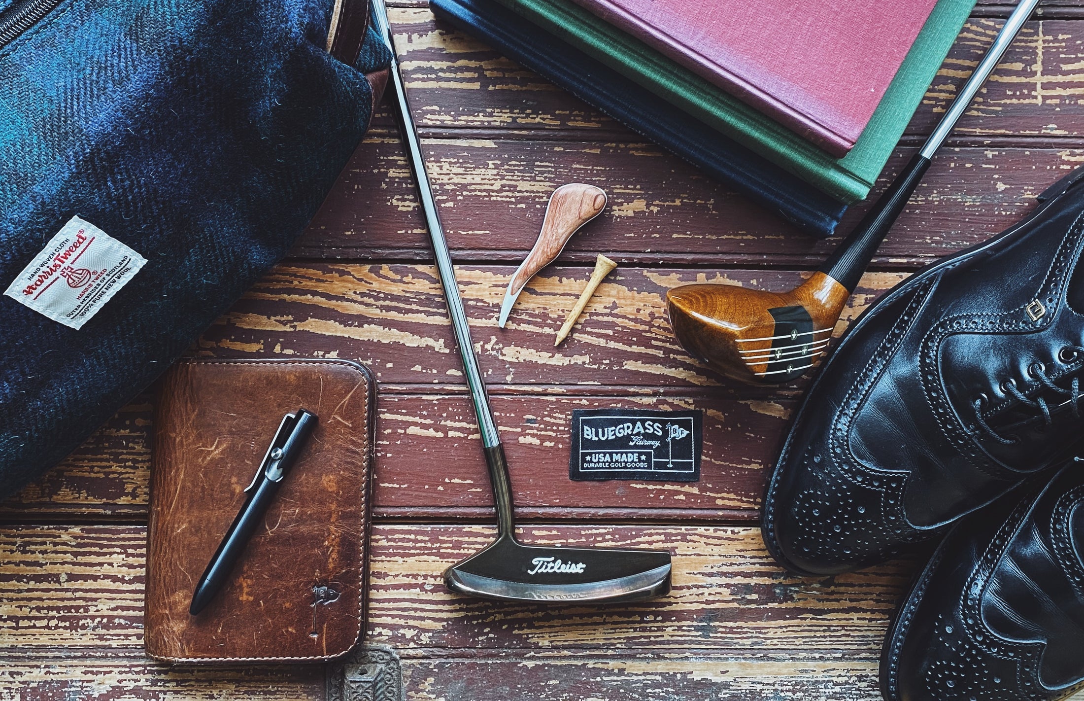 Golf Scorecard Holders, Leather Yardage Books, Headcovers – Bluegrass ...