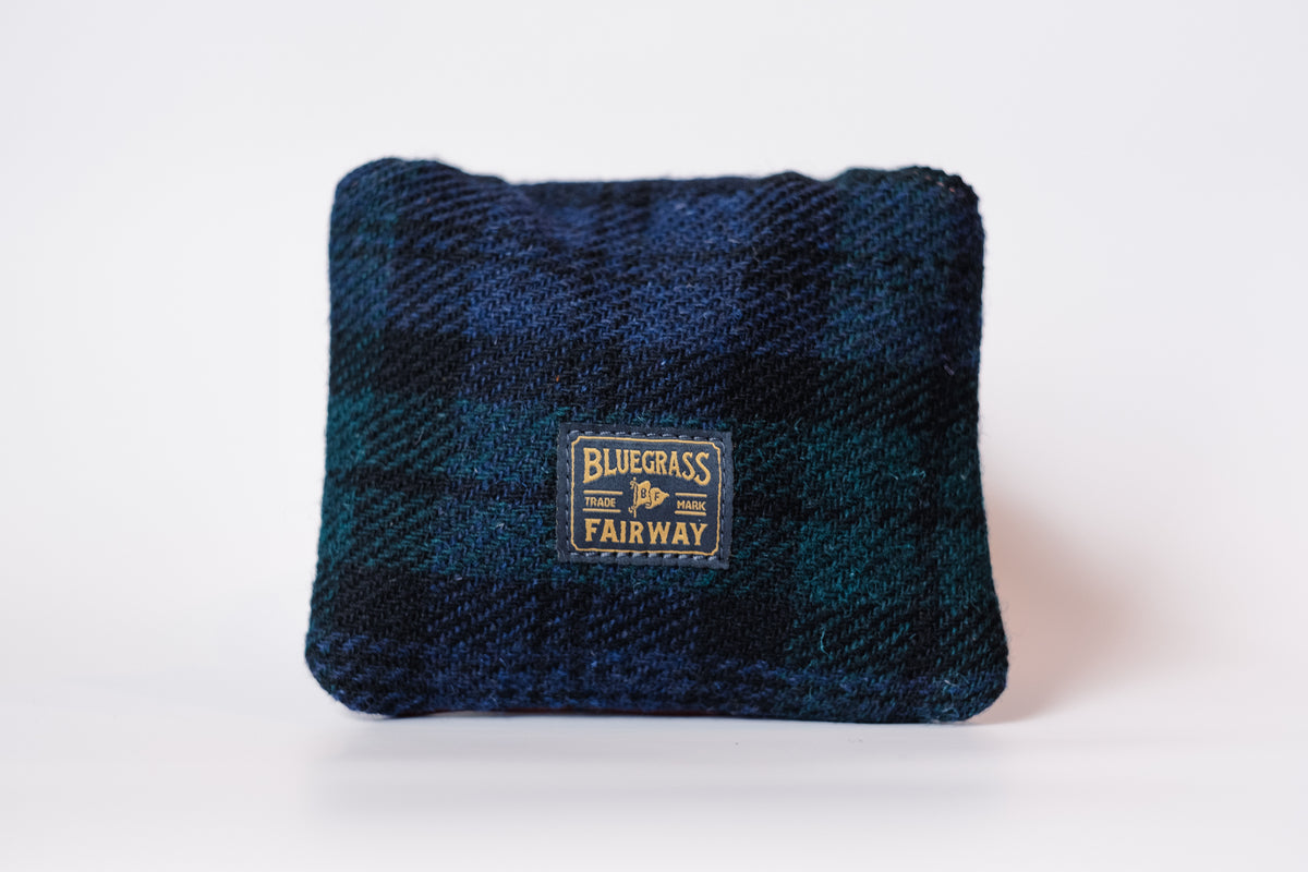 Redan Mallet putter cover in Harris Tweed Wool / Bourbon Leather ...